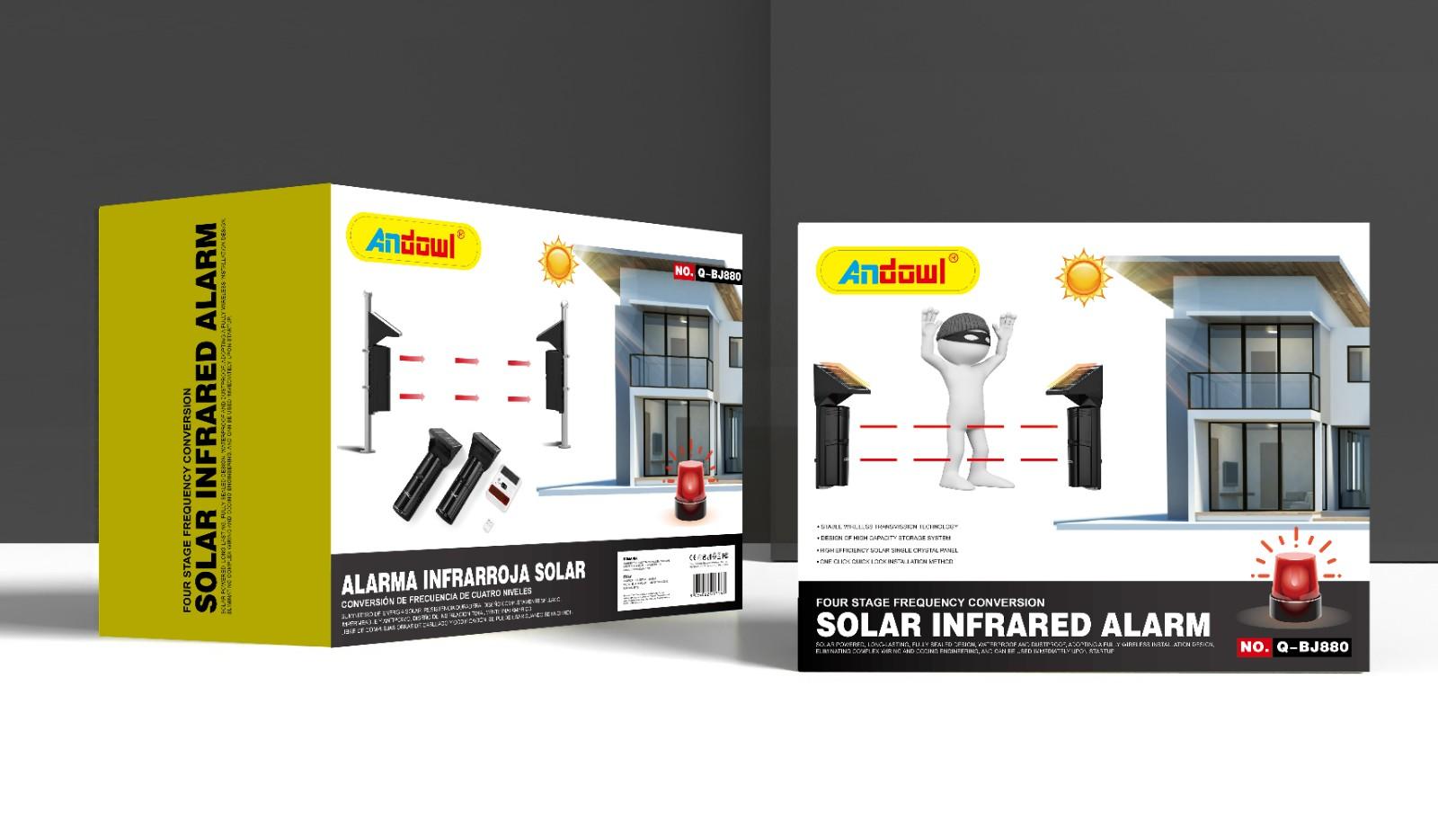 Solar Infrared beam detector Double beam - PiTrade